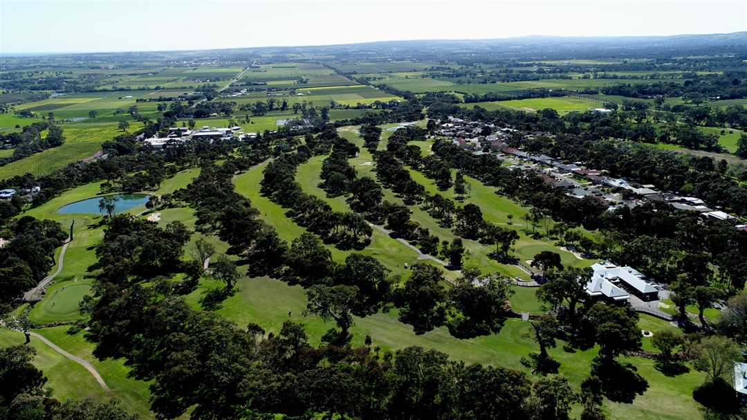Course layout Willunga Golf Course